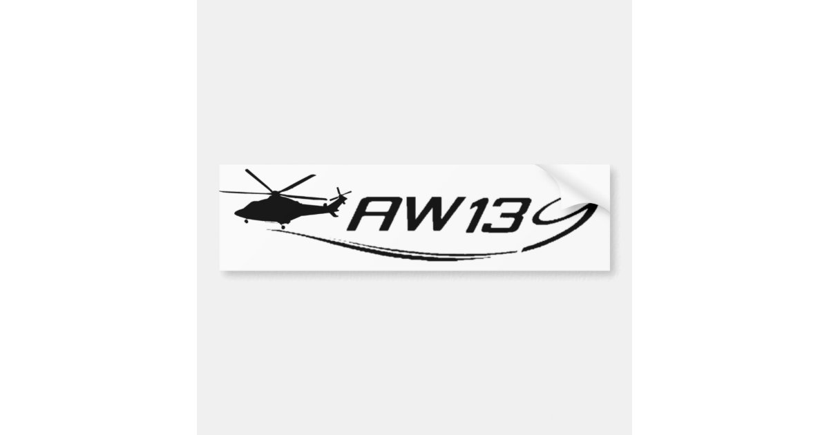 AgustaWestland AW139 Bumper Sticker | Zazzle