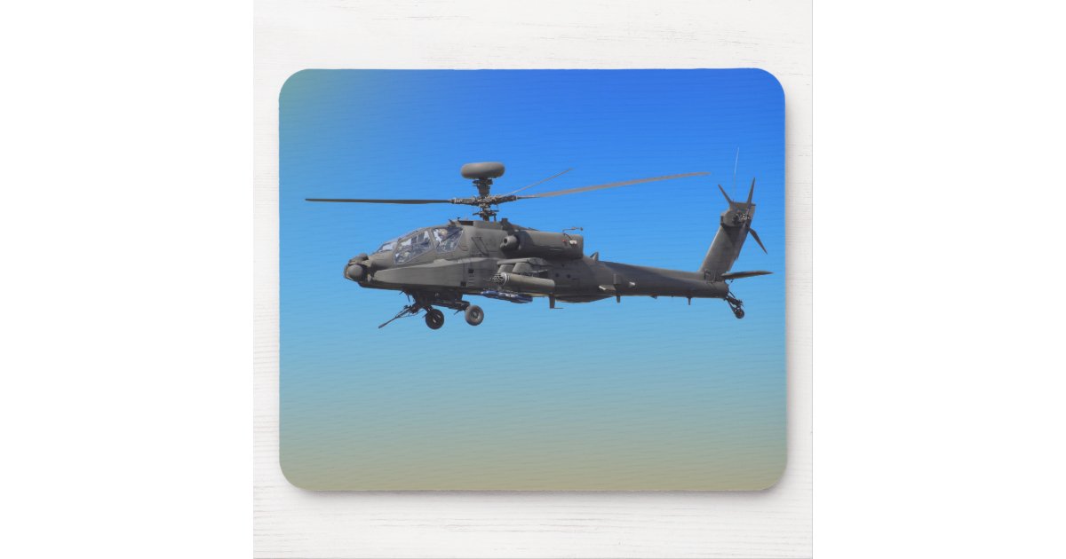 AH-64 Apache Helicopter Mouse Pad | Zazzle
