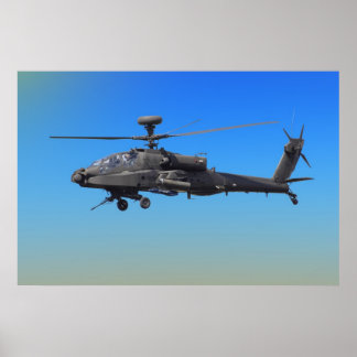 Apache Helicopter Posters | Zazzle