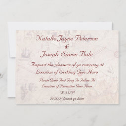 Ahoy! A Pirate Wedding Invitation | Zazzle