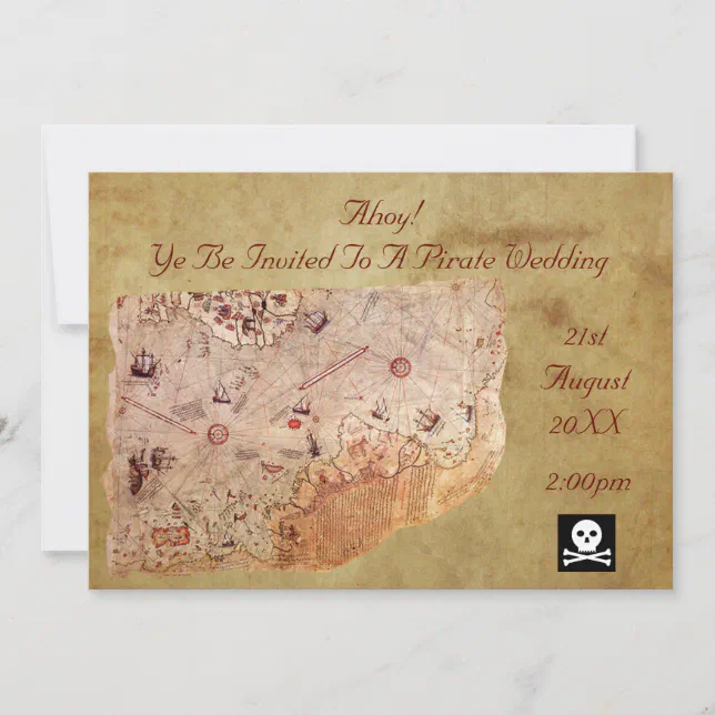 Ahoy! A Pirate Wedding Invitation | Zazzle