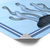 Ahoy It's a Boy Ocean Animals Coastal Baby Shower Poster | Zazzle