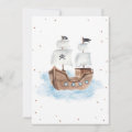 Ahoy Matey! Pirate Ship Treasure Boy Birthday Invitation | Zazzle
