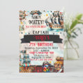 Ahoy Matey Pirate Theme Birthday Party Invitation | Zazzle