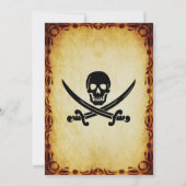 Ahoy Me Hearties Pirate Birthday Party Invitation | Zazzle