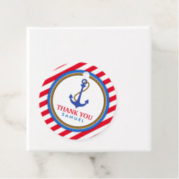 AHOY! Nautical Birthday Baby Shower Favor Tags | Zazzle