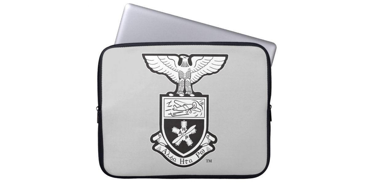 AHP Crest - B&W Laptop Sleeve | Zazzle