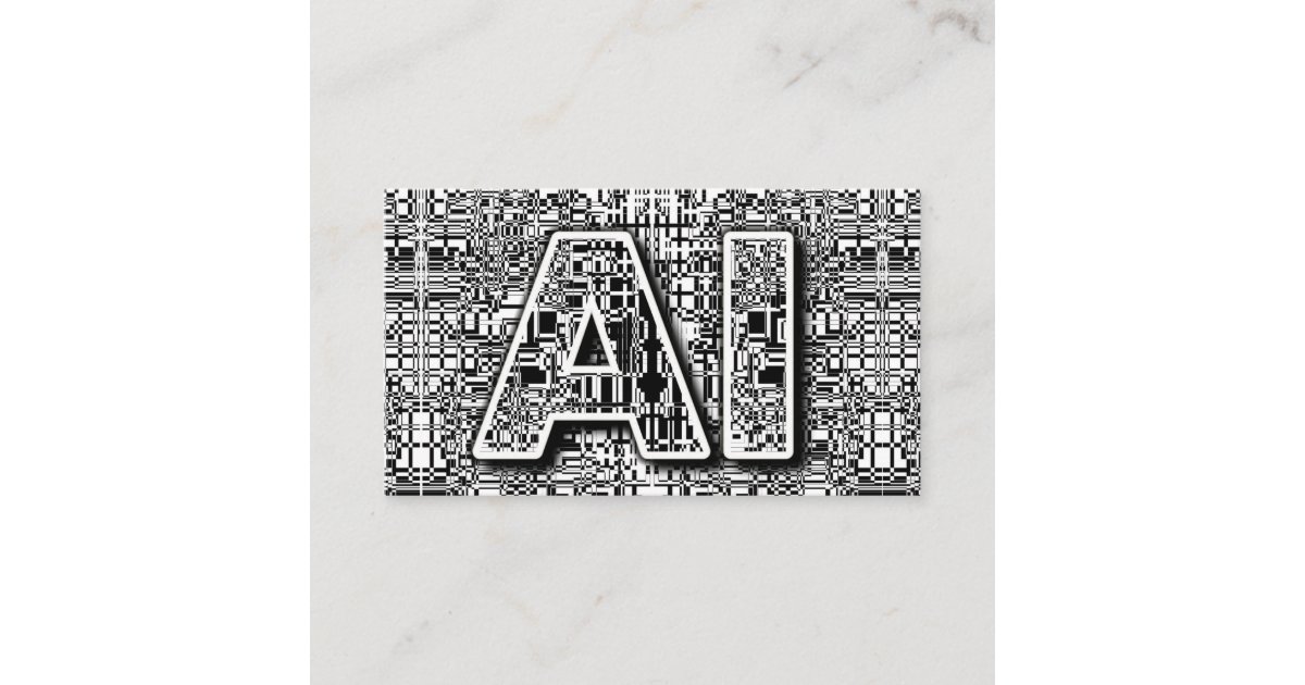 AI Chip Business Card | Zazzle