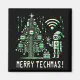 AI Robot with Tech Christmas Tree – Merry Techmas Magnet | Zazzle