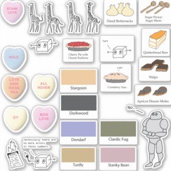 AI Weirdness collection Sticker | Zazzle