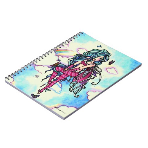 Aia Fairy Butterfly Sky Fairy Notebook | Zazzle