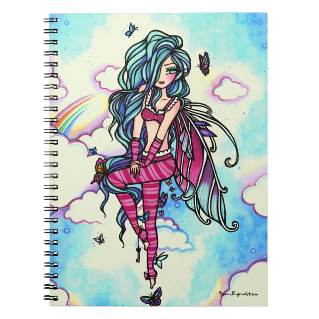 Aia Fairy Butterfly Sky Fairy Notebook | Zazzle