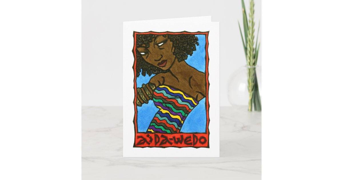 Aida-Wedo Greeting Card | Zazzle
