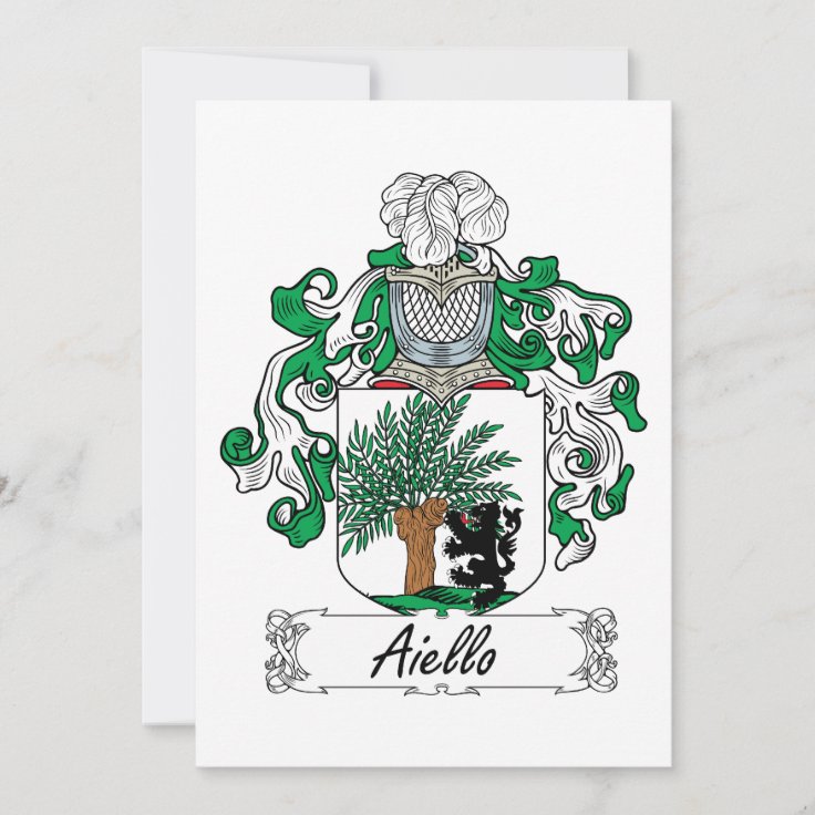 Aiello Family Crest | Zazzle