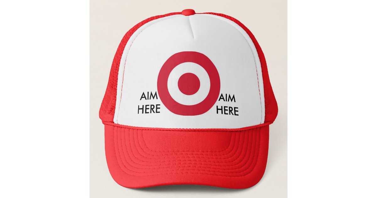Aim here cap | Zazzle