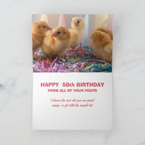 Ain't No Spring Chicken Ladies Milestone Birthday Card | Zazzle