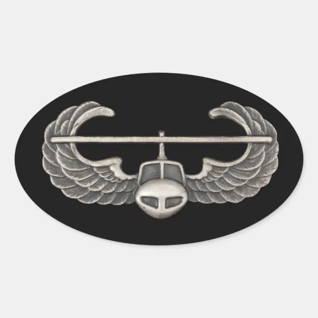 Air Assault Oval Sticker | Zazzle
