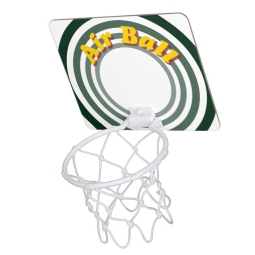 Air Ball - 7 - Mini Basketball Hoop | Zazzle