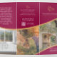 Air BnB accomodation template promotional red gold Brochure | Zazzle