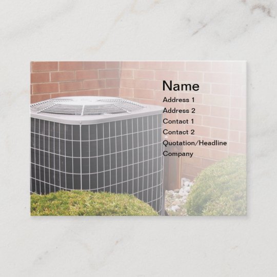 air conditioner business card | Zazzle.com