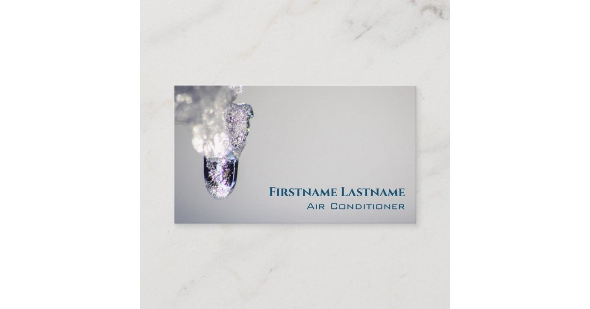 Air Conditioning Expert Cooling Compressor HVAC Business Card | Zazzle