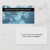 Air Conditioning Repair Business Cards | Zazzle