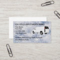 Air Conditioning Service Ice Cold Look Business Card | Zazzle