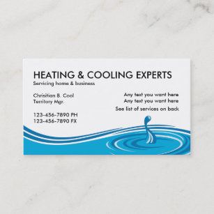 Refrigeration Business Cards - Business Card Printing | Zazzle