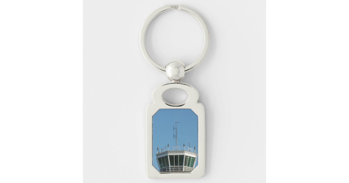 Air Control Tower Antenna Keychain | Zazzle