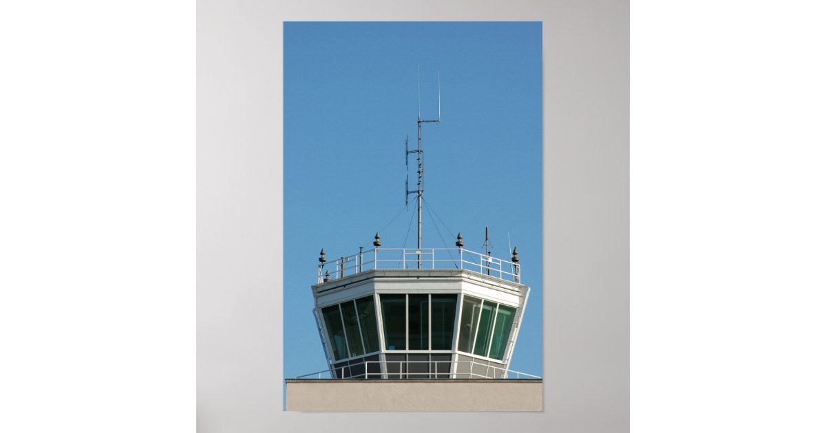 Air Control Tower Antenna Poster | Zazzle