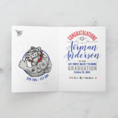 Air Force Basic Training 326 Bulldogs Graduation Card | Zazzle