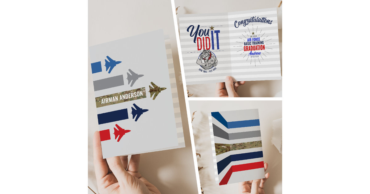 Air Force Basic Training Graduation 326 Bulldogs Card | Zazzle