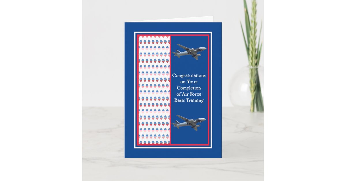 Air Force Basic Training Graduation Card | Zazzle