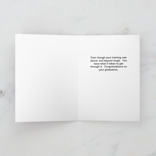 Air Force Basic Training Graduation Card | Zazzle