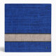 Air Force Blue Burlap Linen Monogram #2 3 Ring Binder | Zazzle