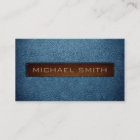 Air Force blue (USAF) Leather Look Professional Business Card | Zazzle.com