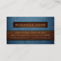 Air Force blue (RAF) Leather Look Professional Business Card | Zazzle