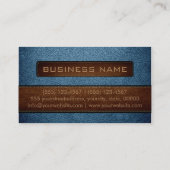 Air Force blue (RAF) Leather Look Professional Business Card | Zazzle