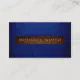 Air Force blue (USAF) Leather Look Professional Business Card | Zazzle