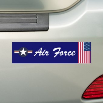 air force Bumper Sticker | Zazzle