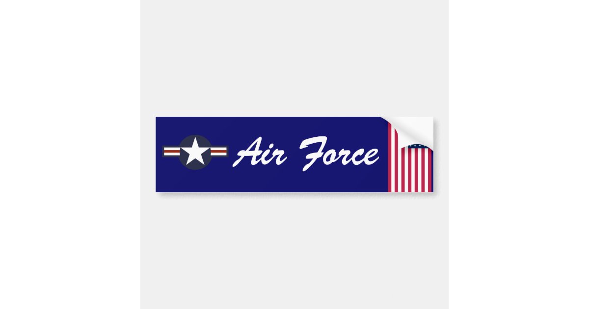 air force Bumper Sticker | Zazzle