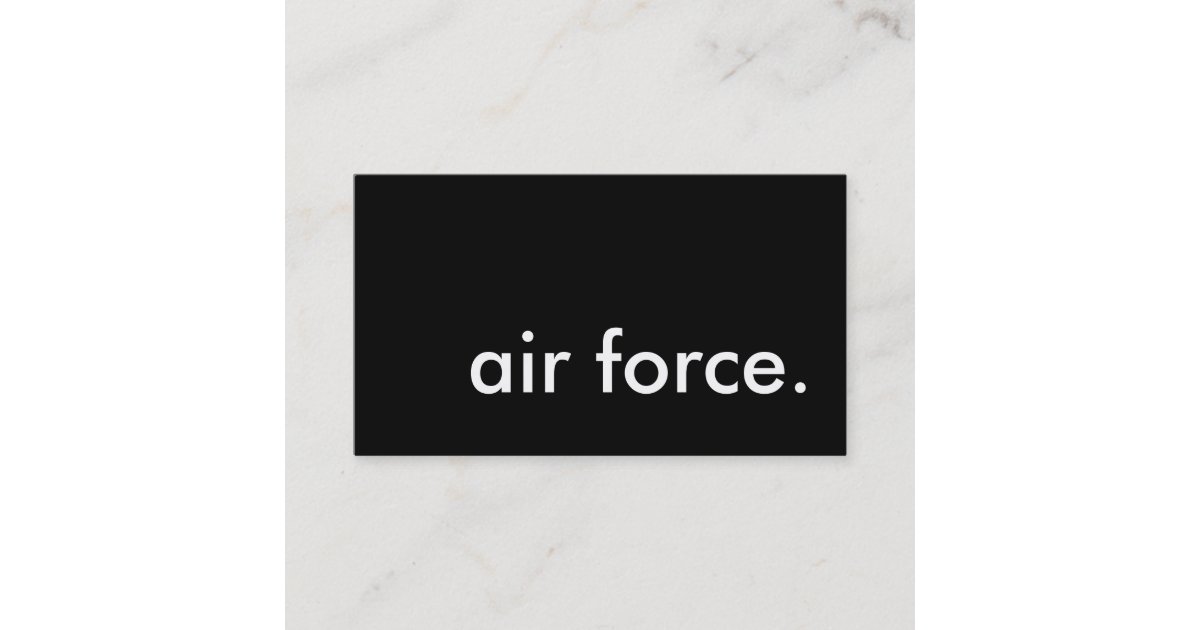 air force. business card | Zazzle