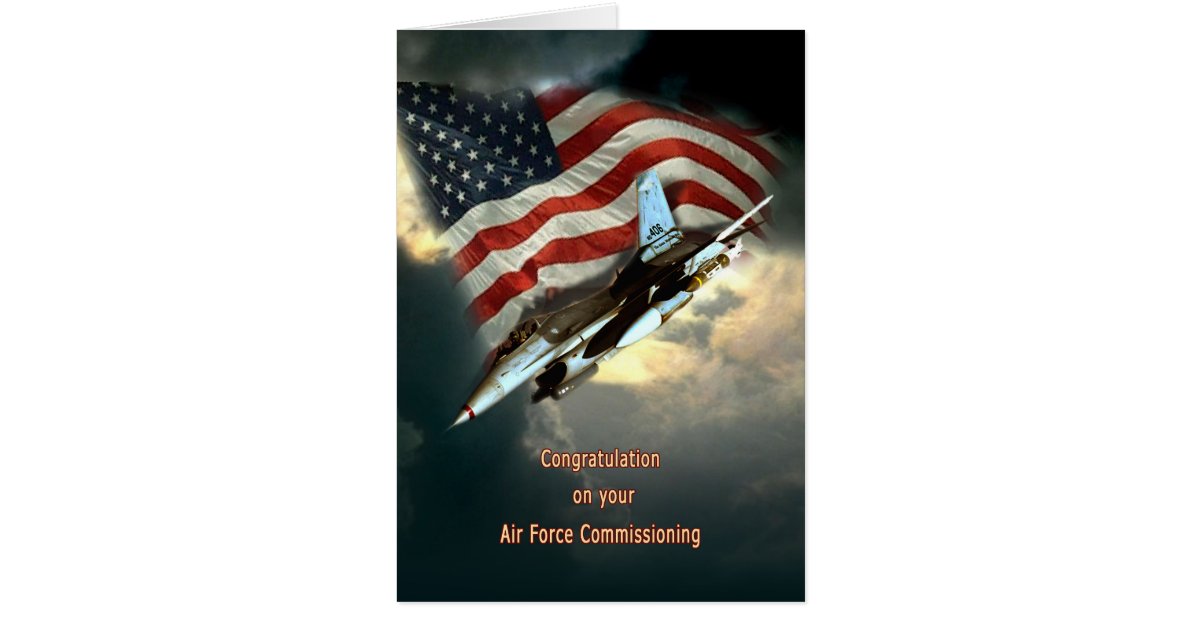 Air Force Commissioning Invitations