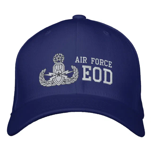 Air Force EOD Master Embroidered Baseball Cap | Zazzle