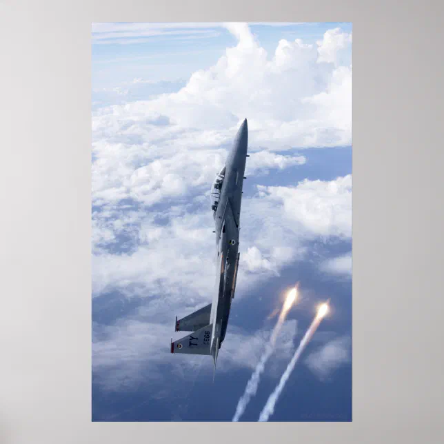 Air Force F-15 Eagle Poster | Zazzle