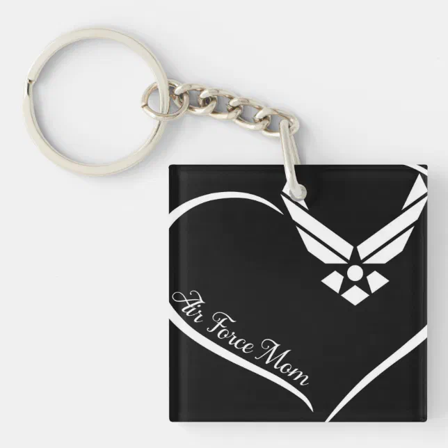 Air Force Mom Keychain | Zazzle