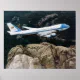 Air Force One over Mount Rushmore Poster | Zazzle