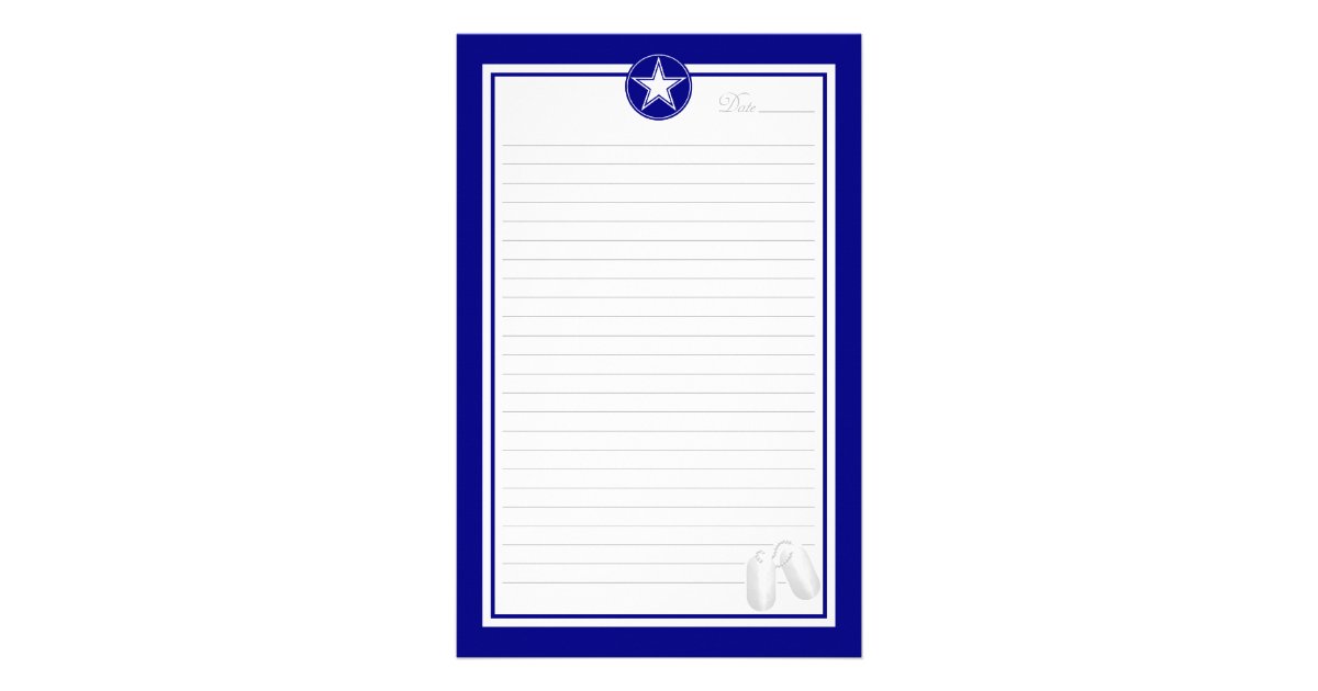 Air Force Star Stationery | Zazzle.com