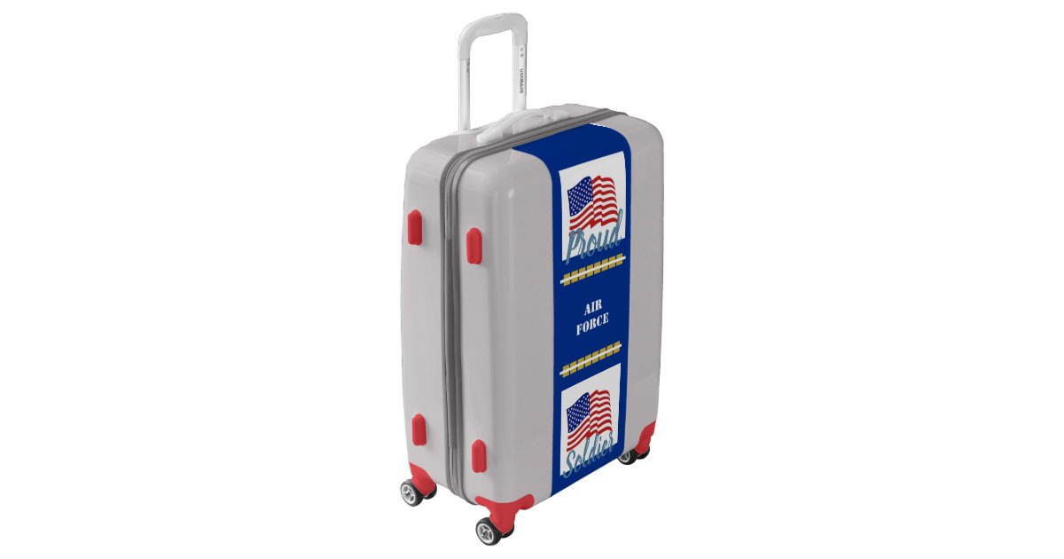 Air Force Suitcase (Proud Soldier) Luggage | Zazzle