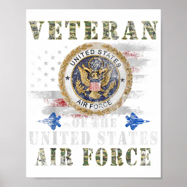 Air Force Veteran Poster | Zazzle